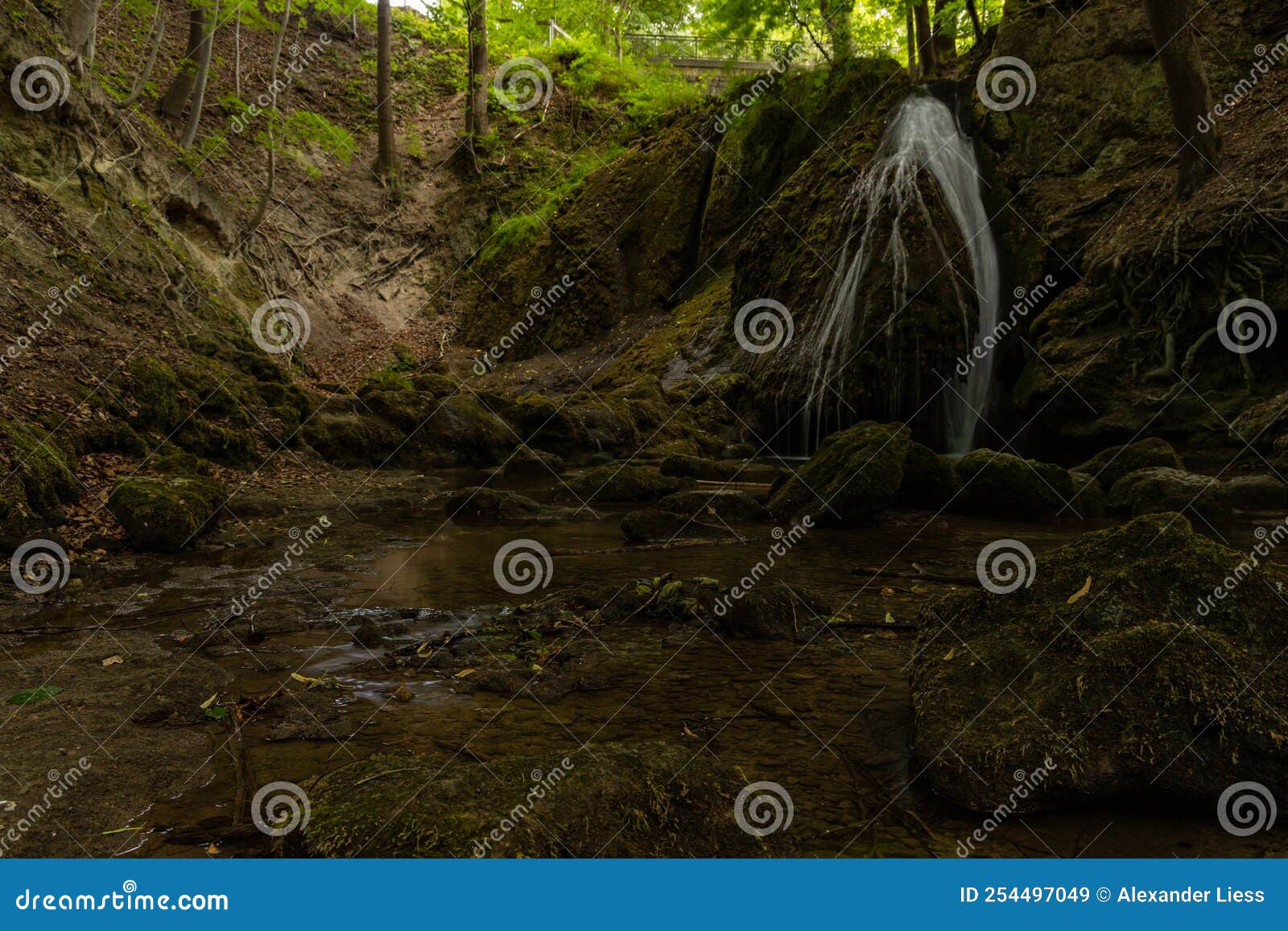 Lutter Waterfall in Thuringia Stock Image - Image of lutter, valley ...