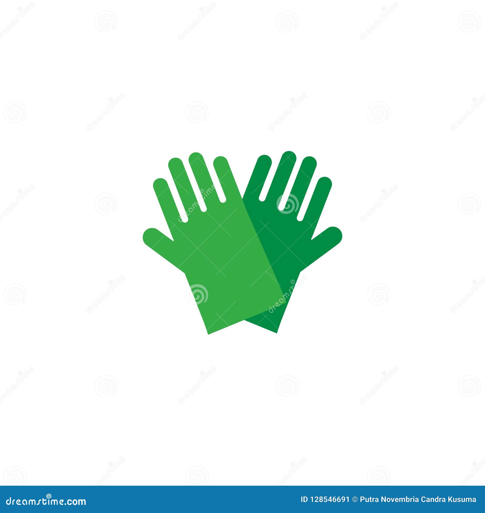 Luva Logo Icon Design ilustração do vetor. Ilustração de luva - 128546691