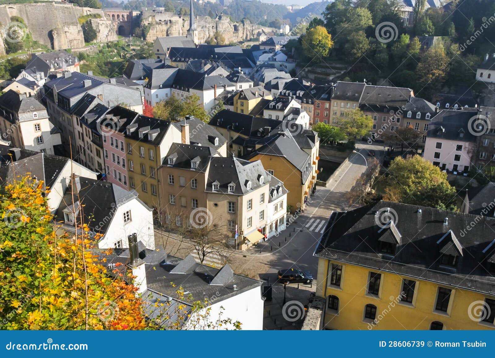 Luxembourg city center stock image. Image of heritage - 28606739