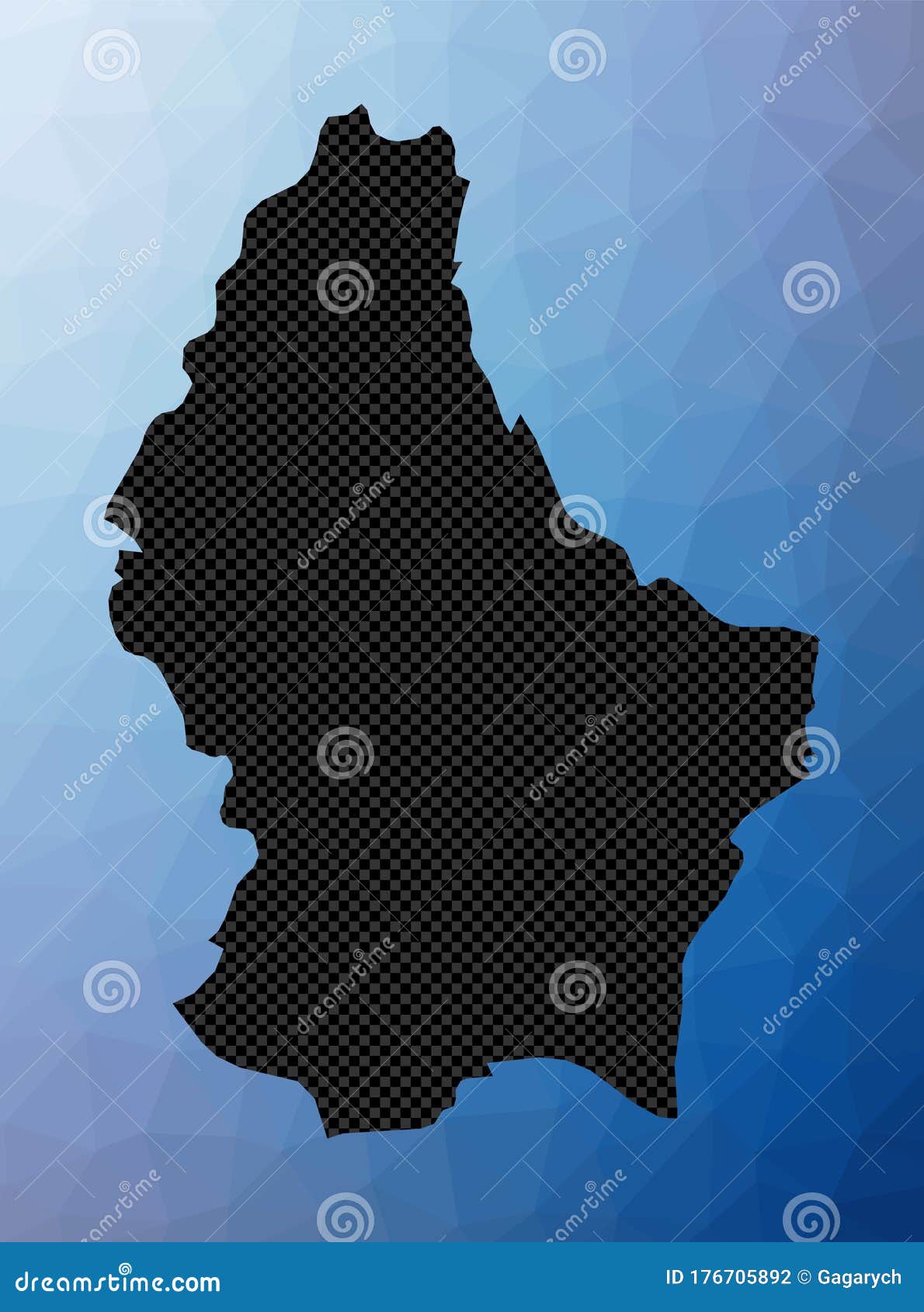 Luxembourg geometric map. stock vector. Illustration of chart - 176705892