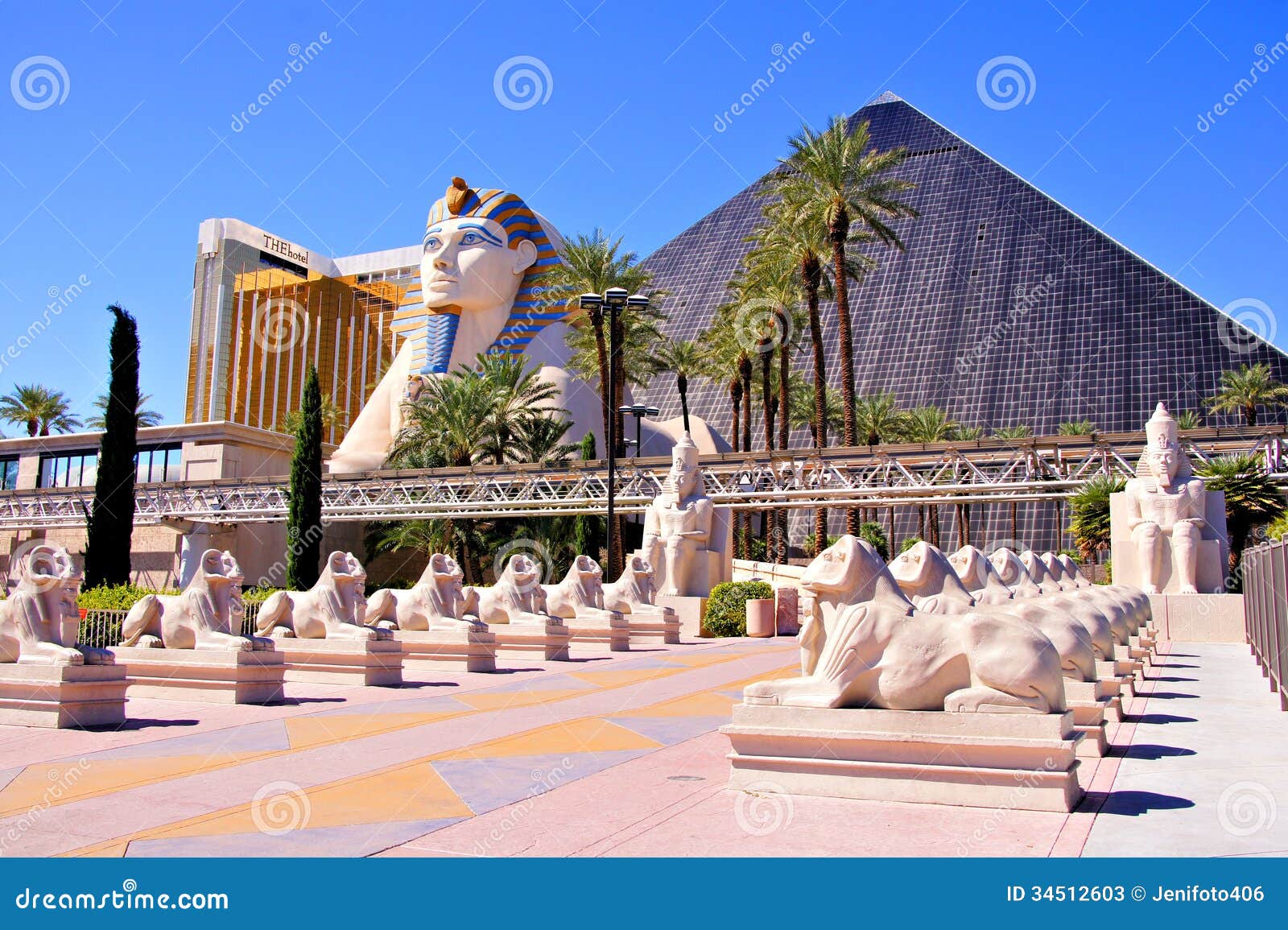 Luxor, Las Vegas foto de archivo editorial. Imagen de recorrido - 34512603