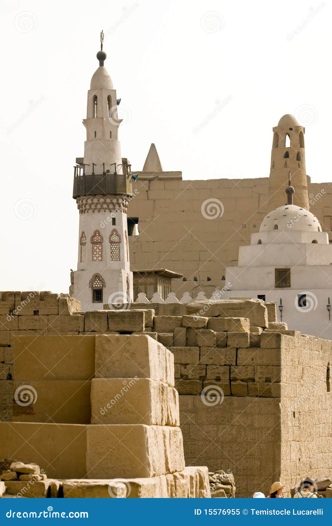 Luxor mosque stock image. Image of egypt, east, artefact - 15576955