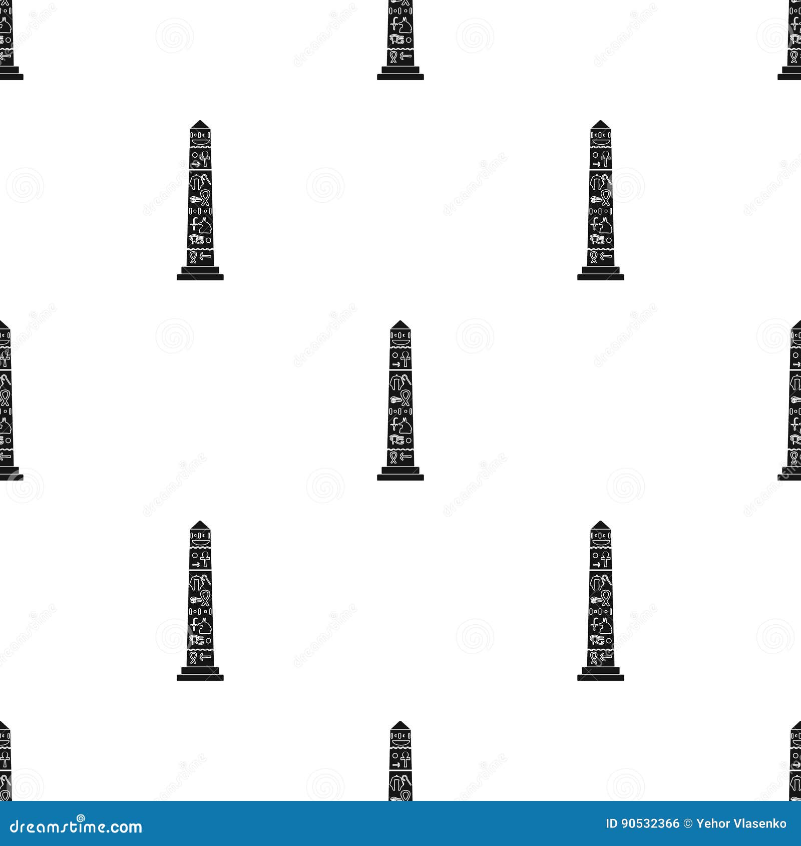 Luxor Obelisk Icon In Black Style Isolated On White Background. Ancient ...