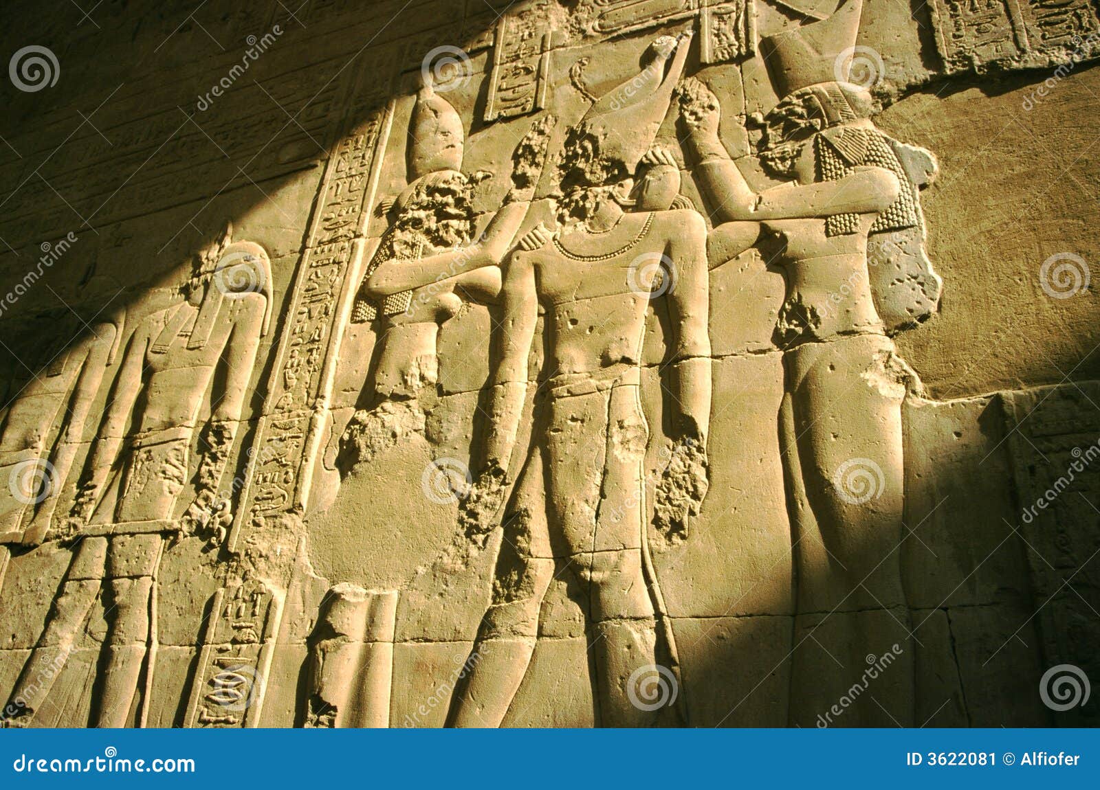 Luxor Temple Bas-relief, Egypt Stock Image - Image of cairo, relax: 3622081