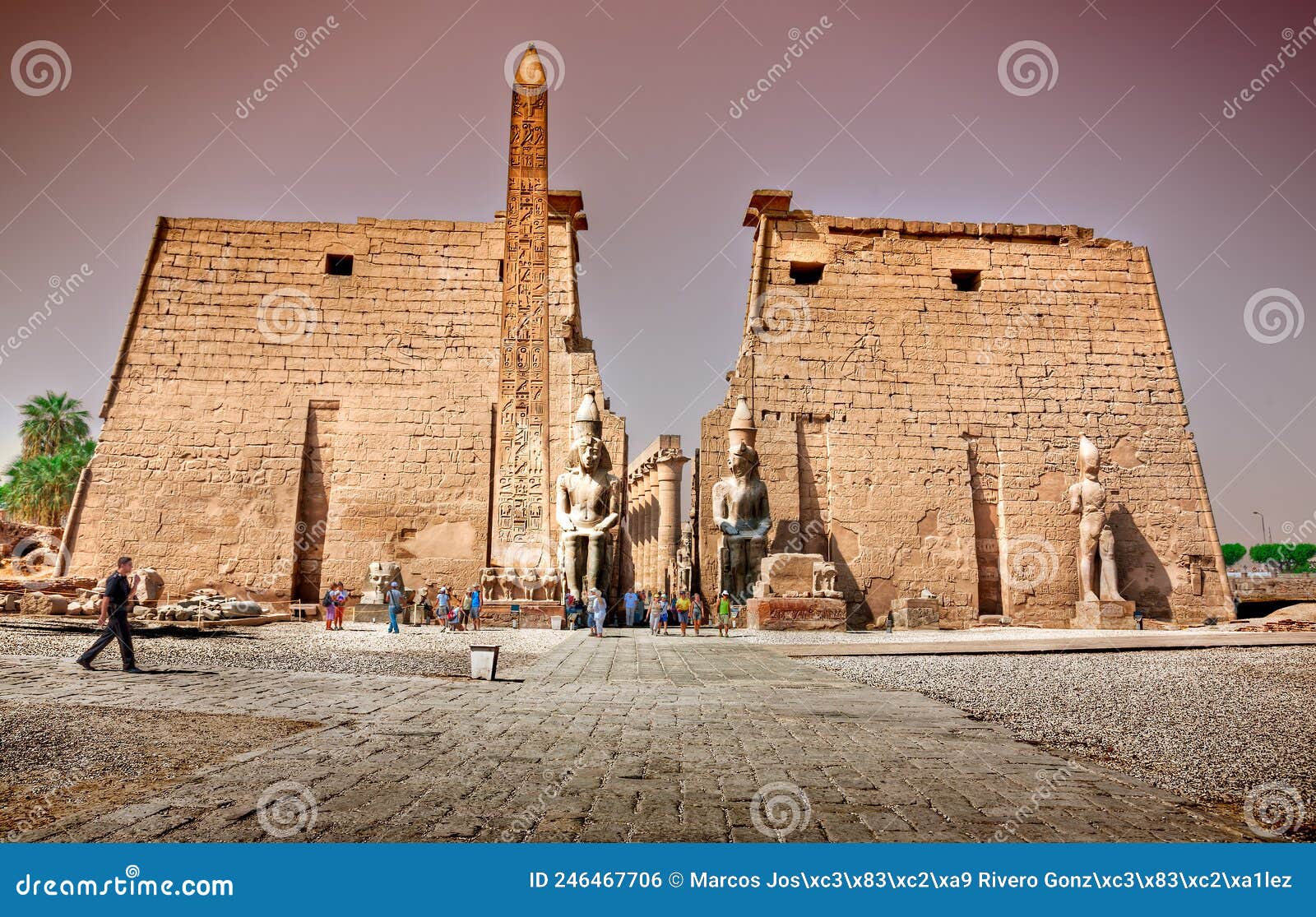Luxor Temple editorial photo. Image of egyptology, castle - 246467706
