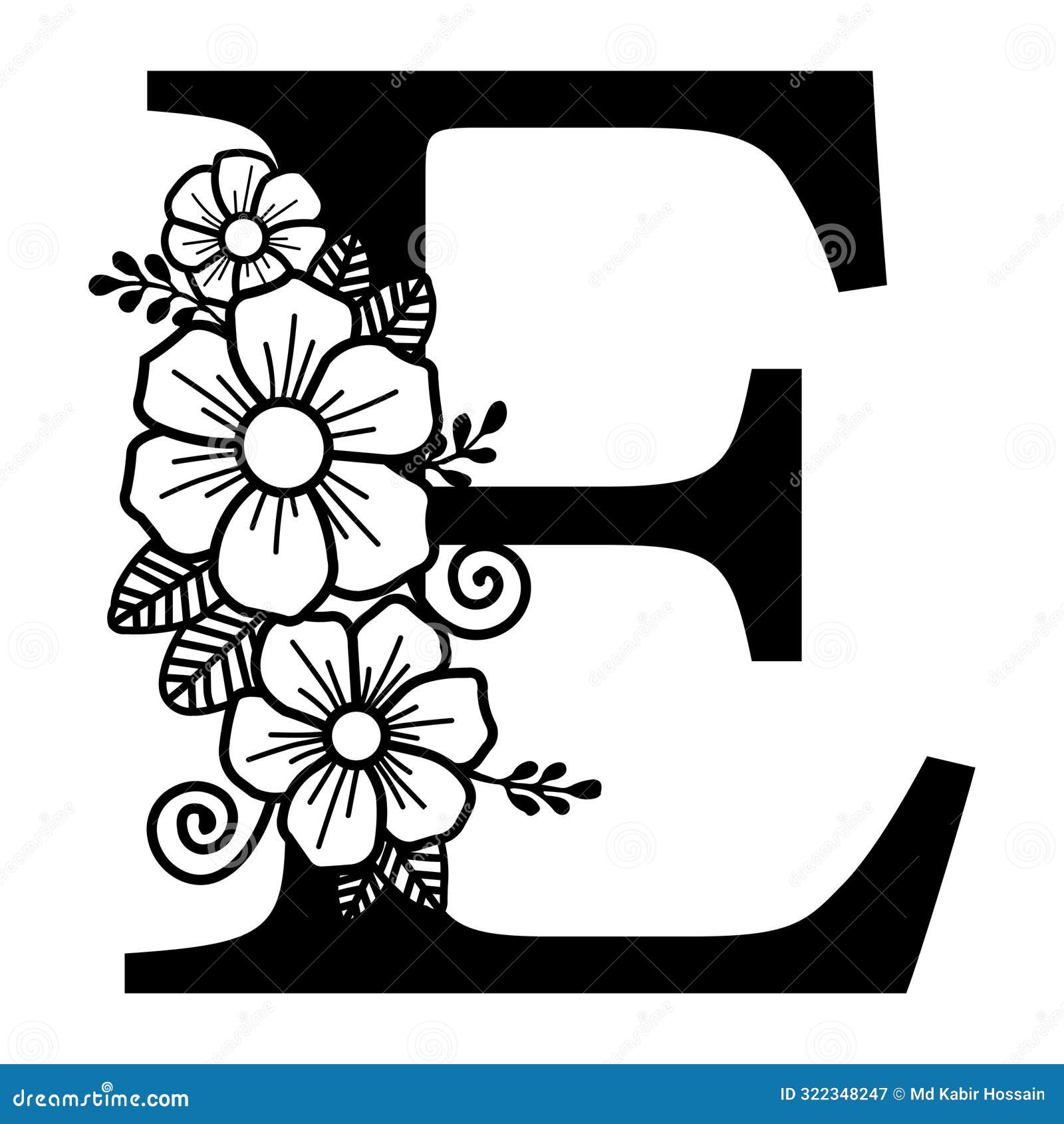 Luxurious Alphabet D Eps Format, Laser Cut Alphabet, Decorative Letter ...