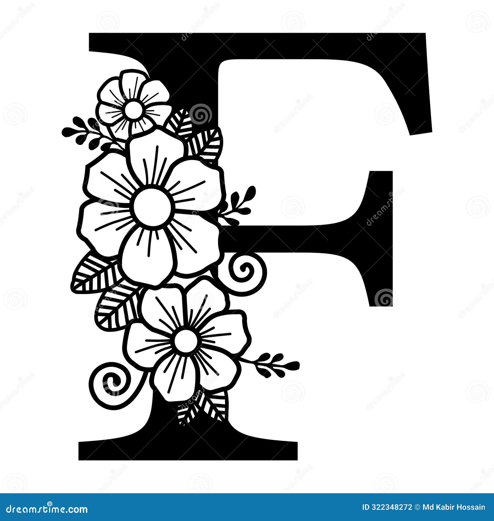 Luxurious Alphabet F Eps Format, Laser Cut Alphabet, Decorative Letter ...