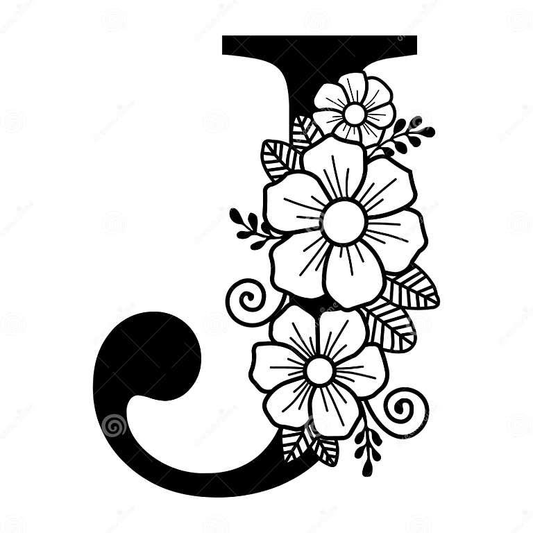 Luxurious Alphabet J Eps Format, Laser Cut Alphabet, Decorative Letter ...