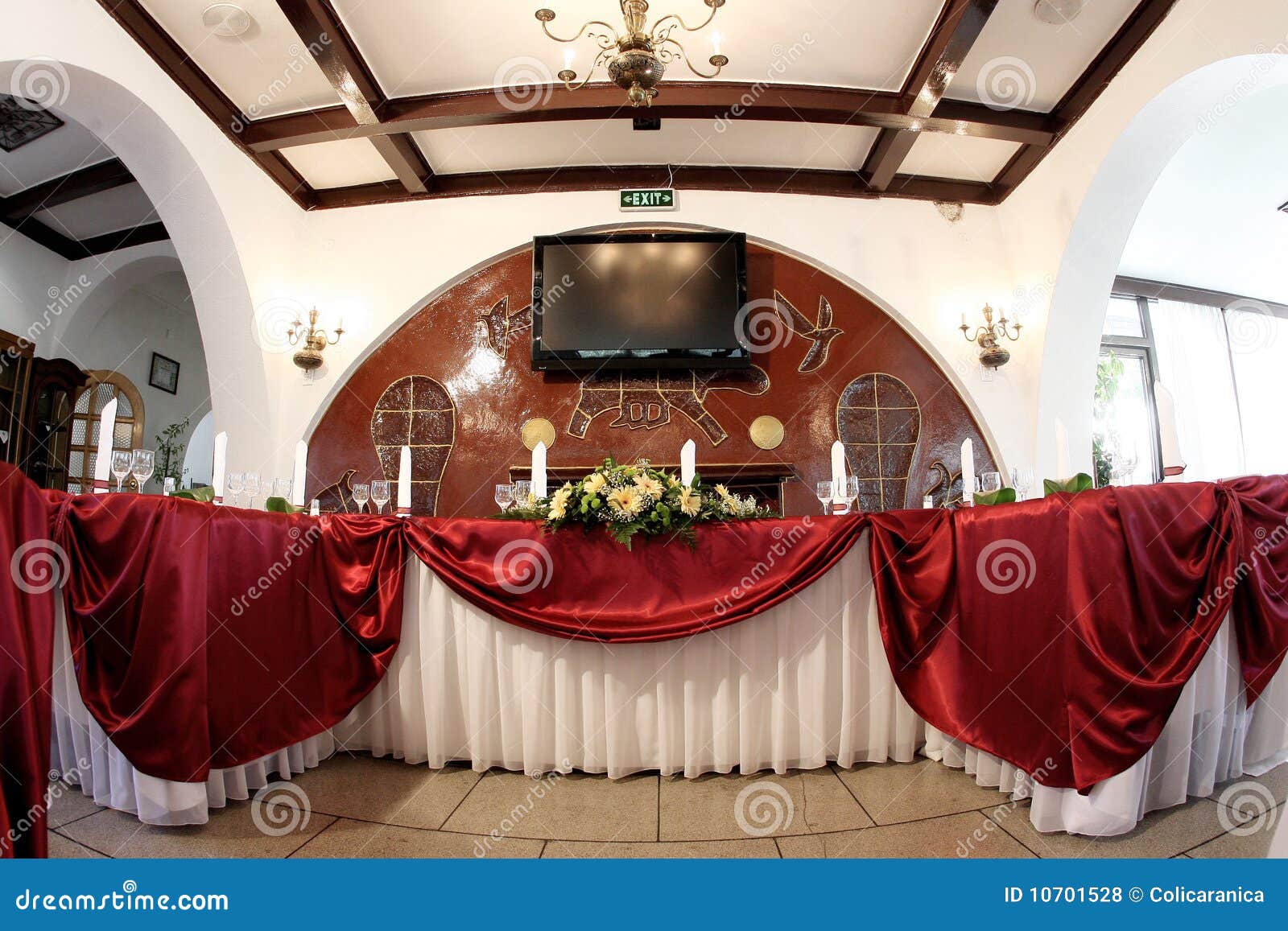 Luxurious ballroom stock photo. Image of restaurant, archway - 10701528