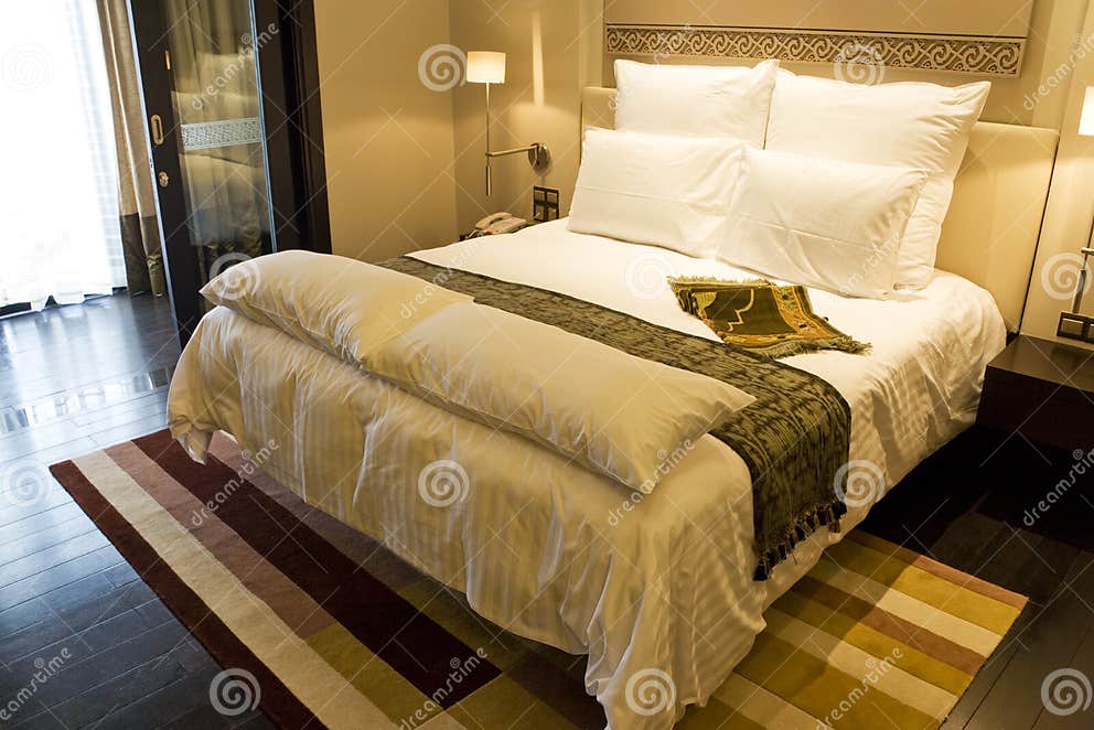 Luxurious Bed stock image. Image of clean, furniture - 10238073