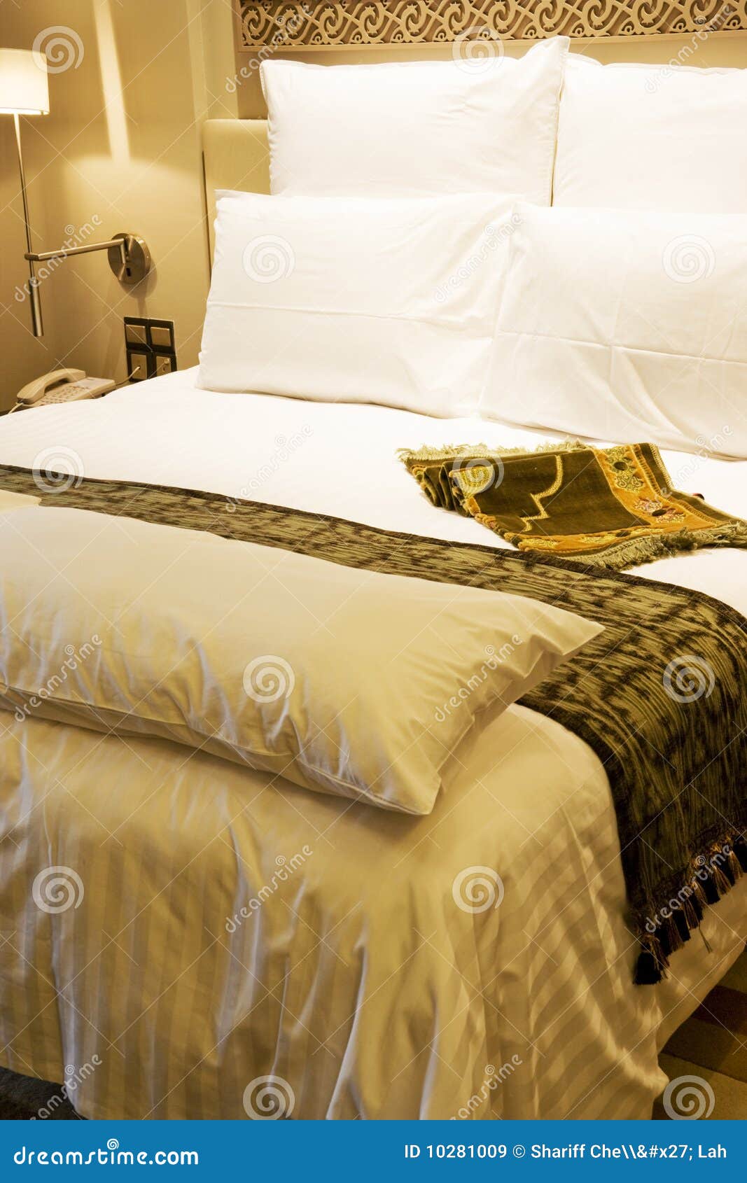 Luxurious Bed stock image. Image of bedspread, furniture - 10281009