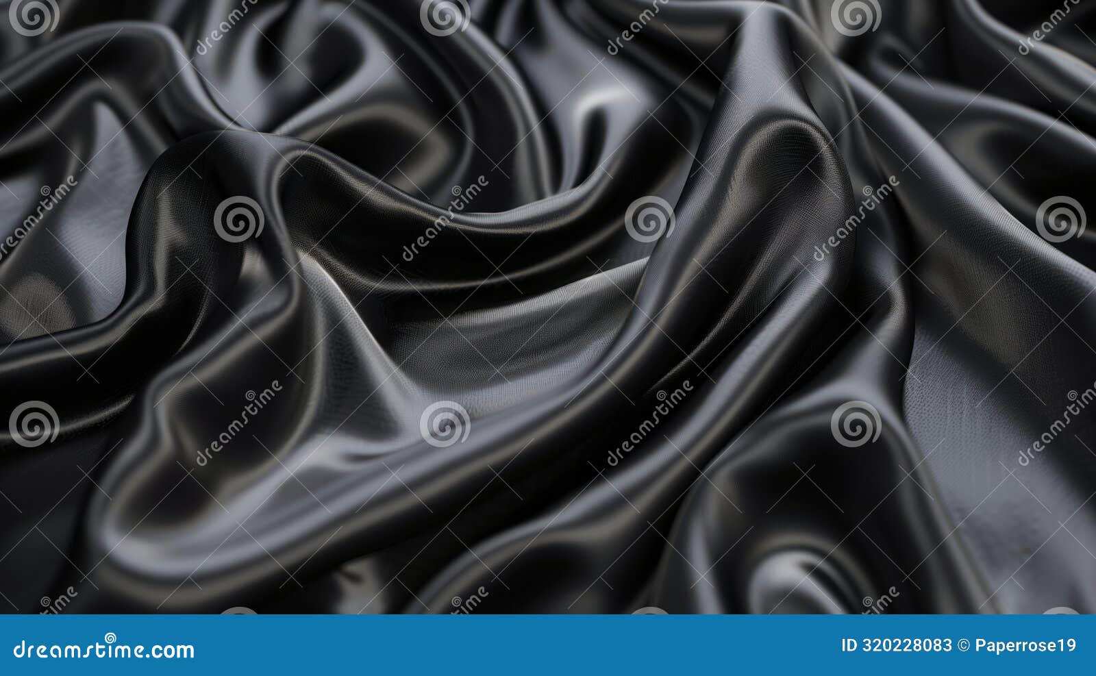 Luxurious Black Fabric Design Stock Illustration - Illustration of ...