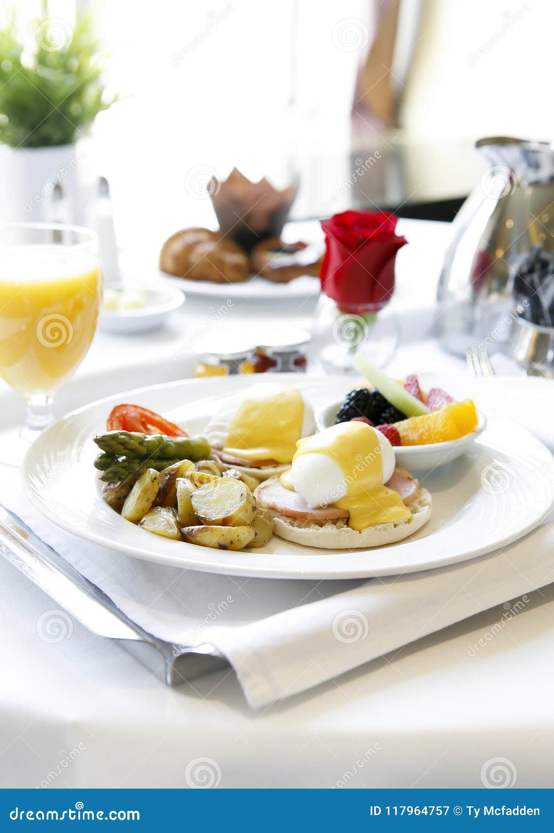 Luxurious Breakfast 07 stock image. Image of clean, fruit - 117964757