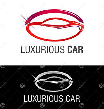 Luxurious Car Logo Design stock vector. Illustration of object - 84951232