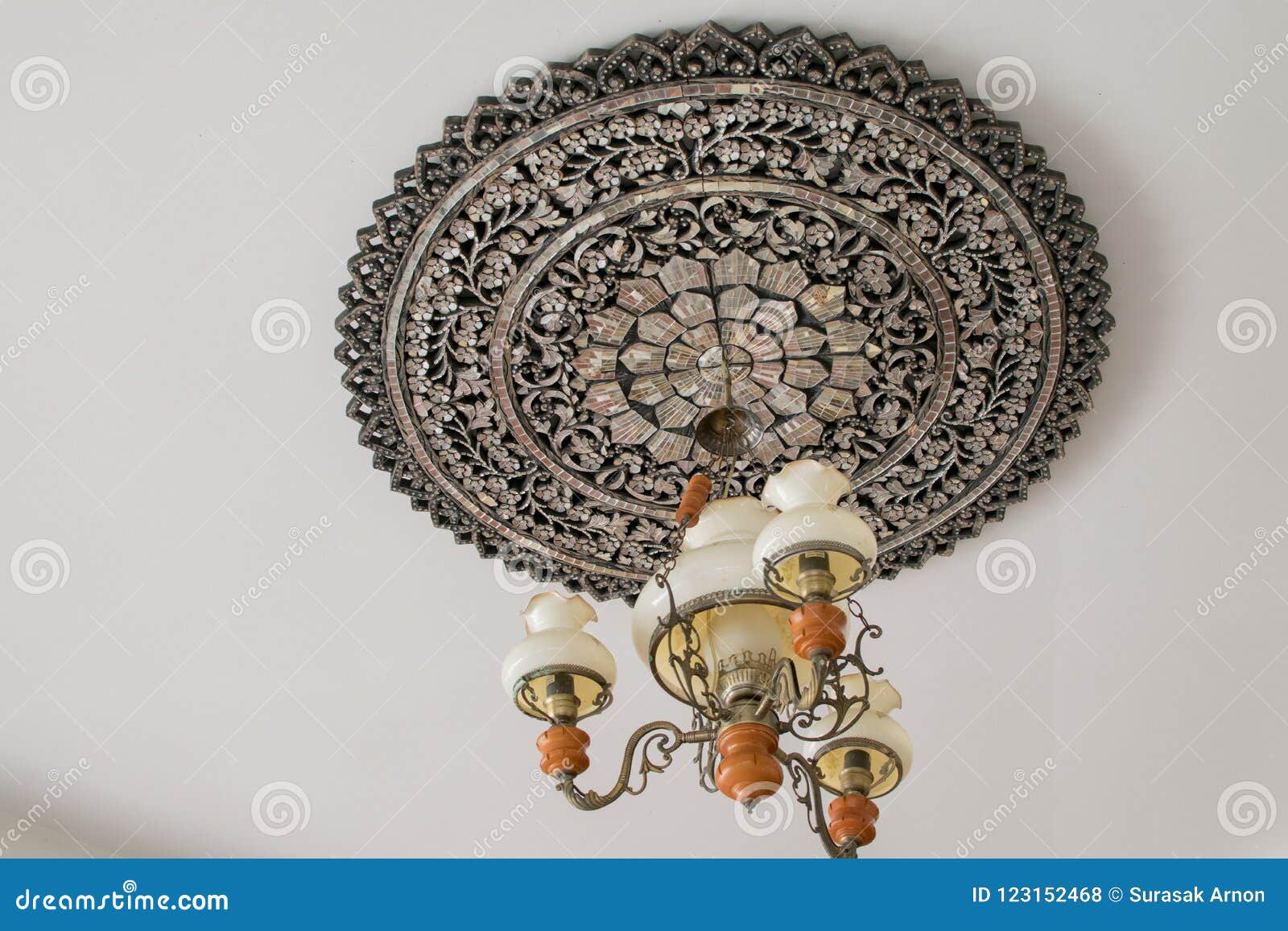 Luxurious Ceiling Light stock photo. Image of chandelier - 123152468