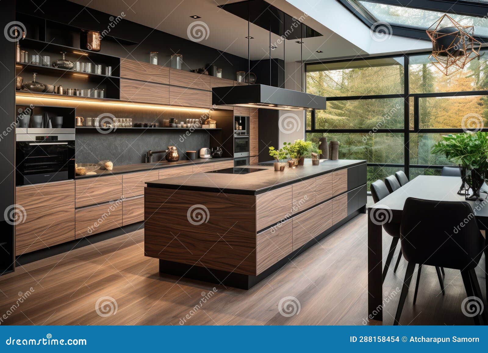 Luxurious Custom Residential Kitchen Upgrade Interior Generative AI ...