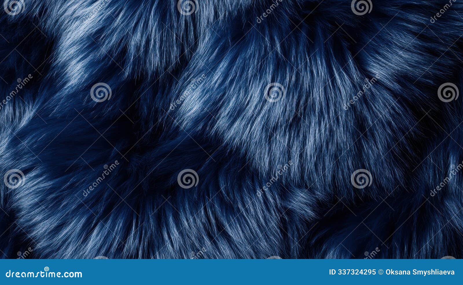 Luxurious Deep Blue Faux Fur Texture Background Stock Image - Image of ...