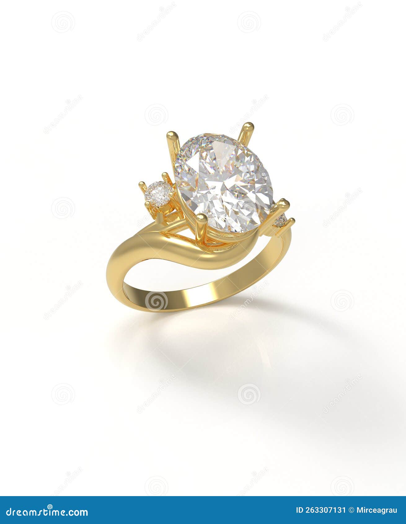 Luxurious diamond ring stock illustration. Illustration of silver ...