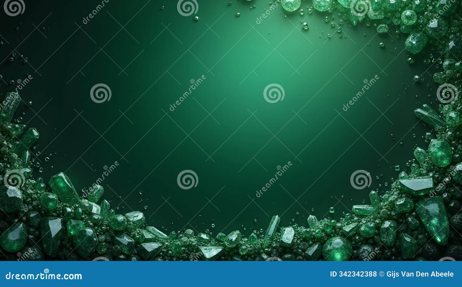 Luxurious Emerald Green Marble Texture Accented With Metallic Gold ...
