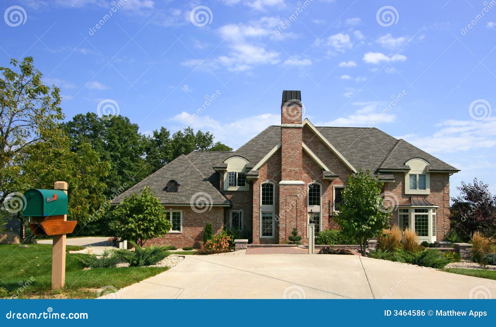 Luxurious executive home stock photo. Image of live, real - 3464586