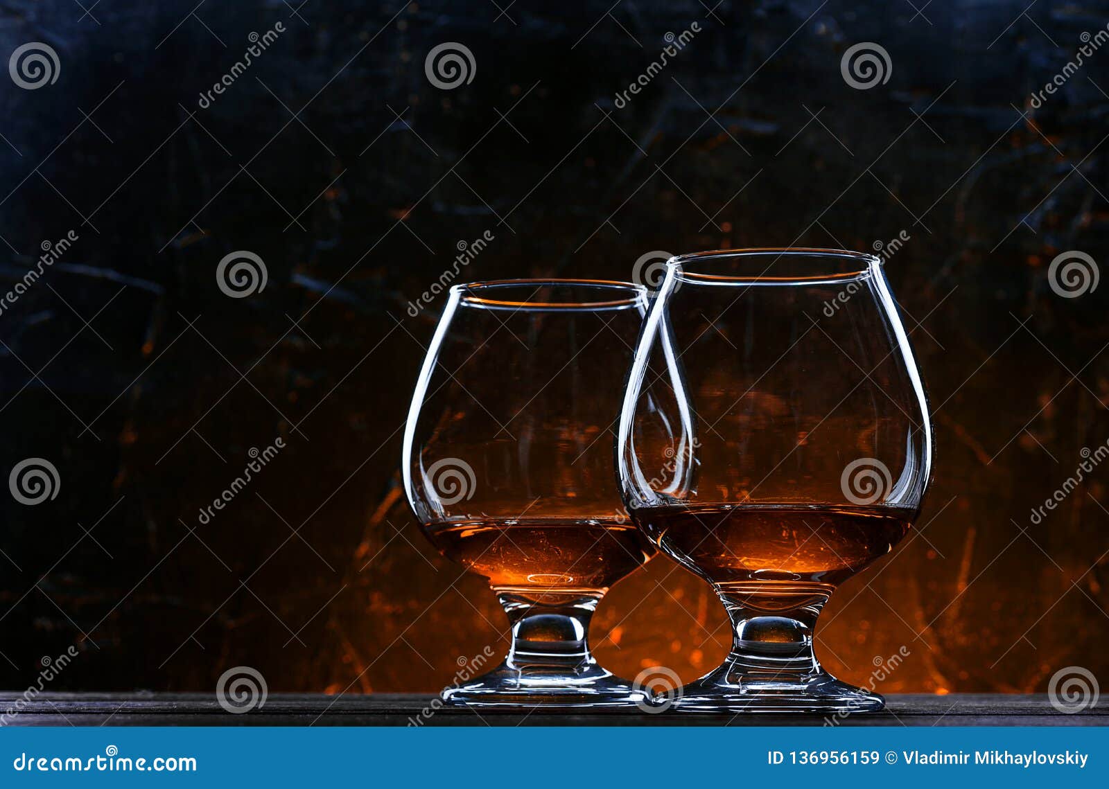 Luxurious and Expensive French Brandy in a Glass Stock Image - Image of ...