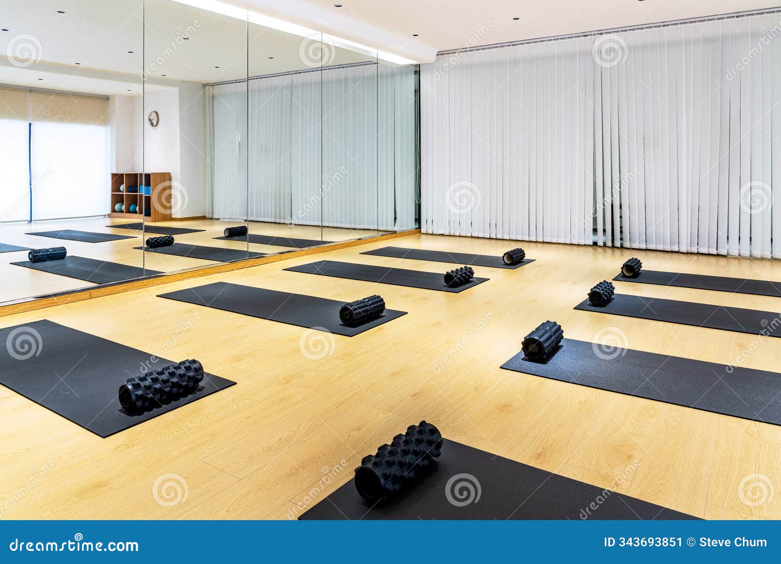 Luxurious and Fully Equipped Yoga Gym, Pilates Studio Stock Image ...