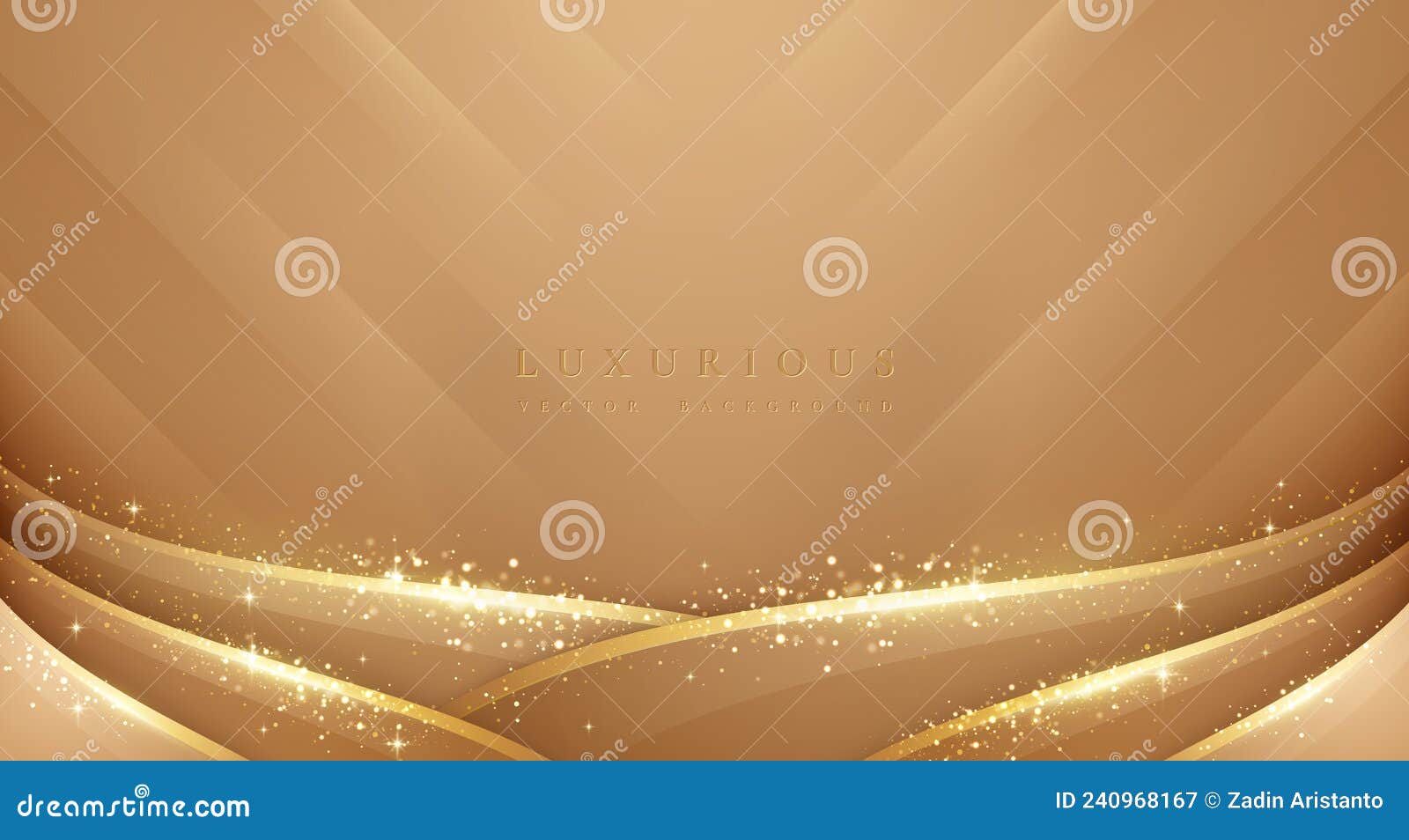 Luxurious Gold Vector Background with Blend of Sparkling Glitter ...