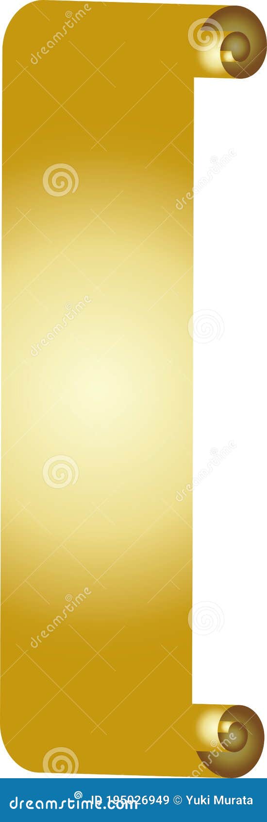 Luxurious golden scroll stock vector. Illustration of style - 195026949