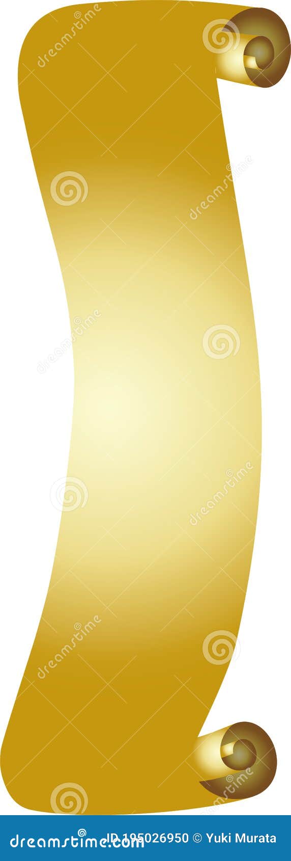 Luxurious golden scroll stock vector. Illustration of elegant - 195026950