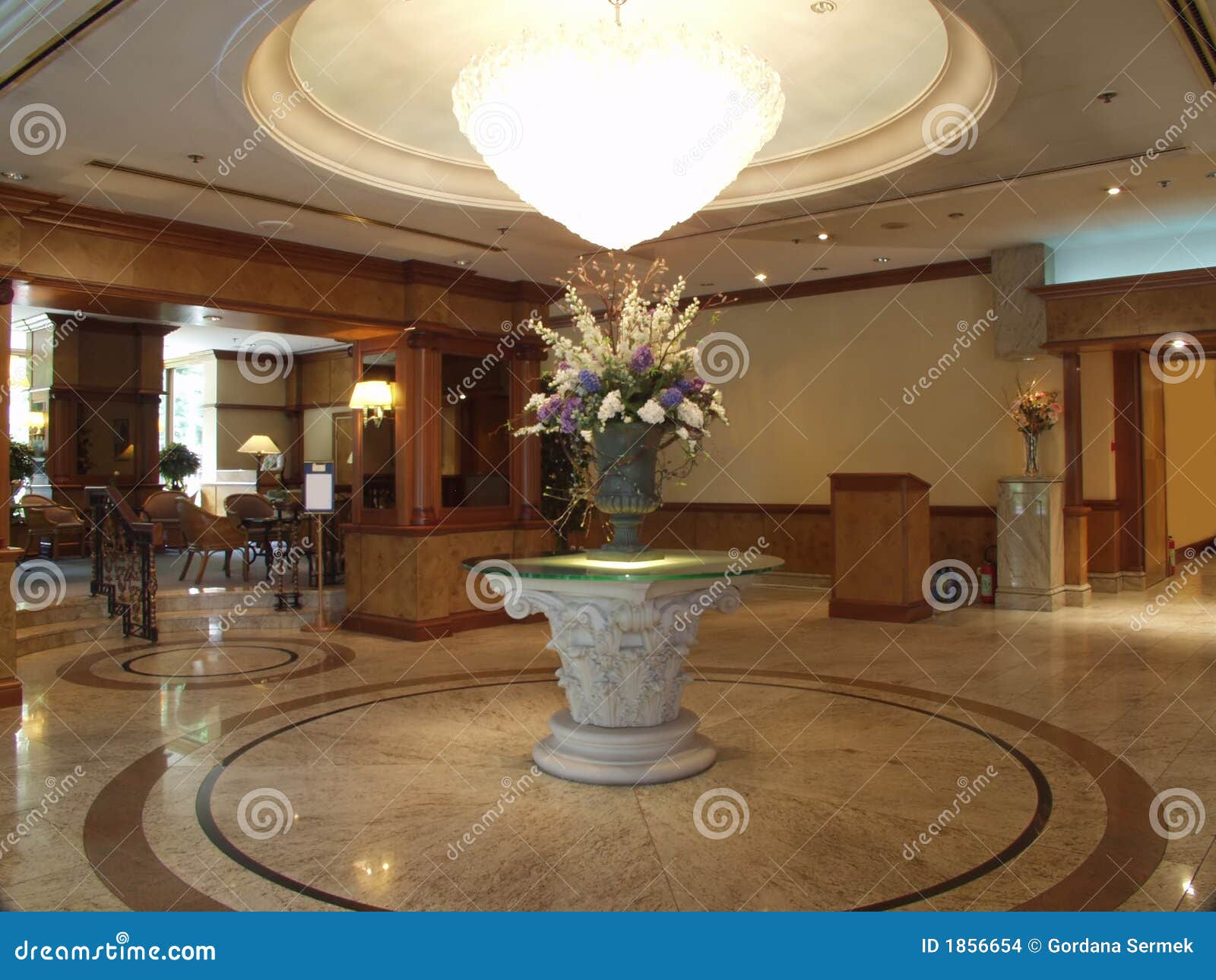 Luxurious hall stock photo. Image of household, beige - 1856654