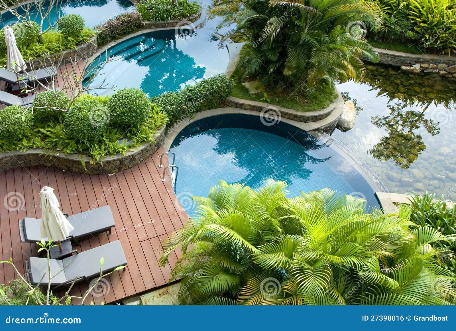 Luxurious Hot Springs Hotel, Stock Photo - Image of deck, coast: 27398016