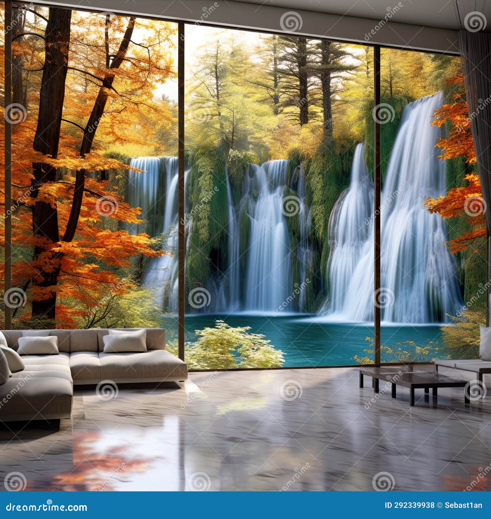 Luxurious Interior Boasts Spaciousness and Elegance, Featuring Big ...