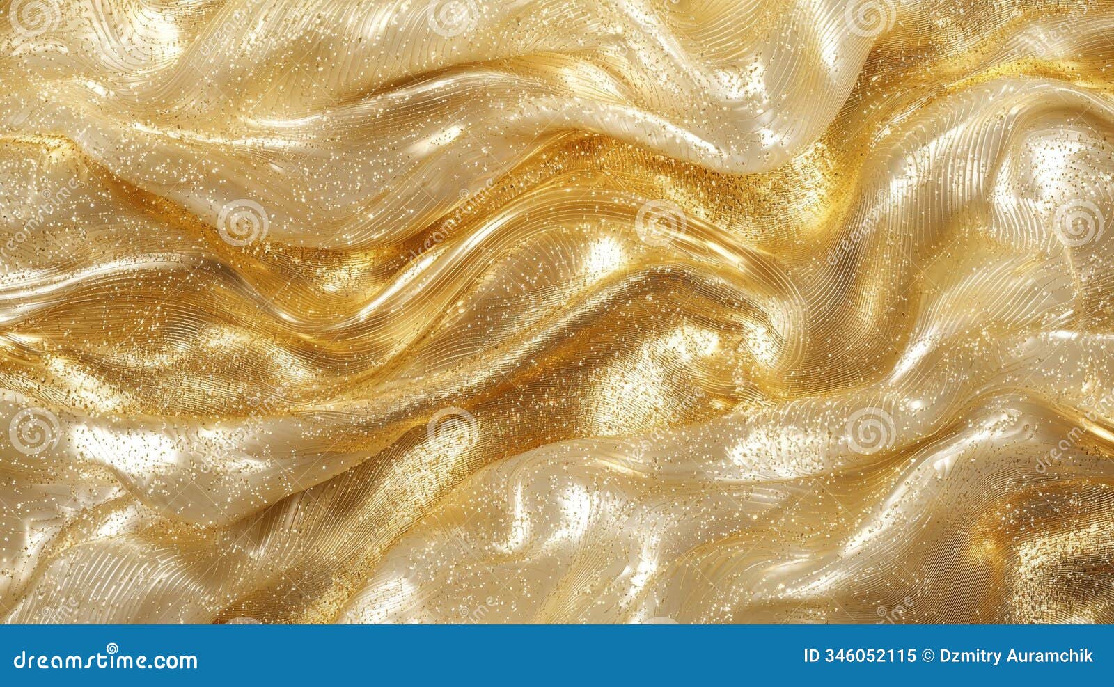 A Luxurious Liquid Gold Texture Background with an Abstract Metallic ...