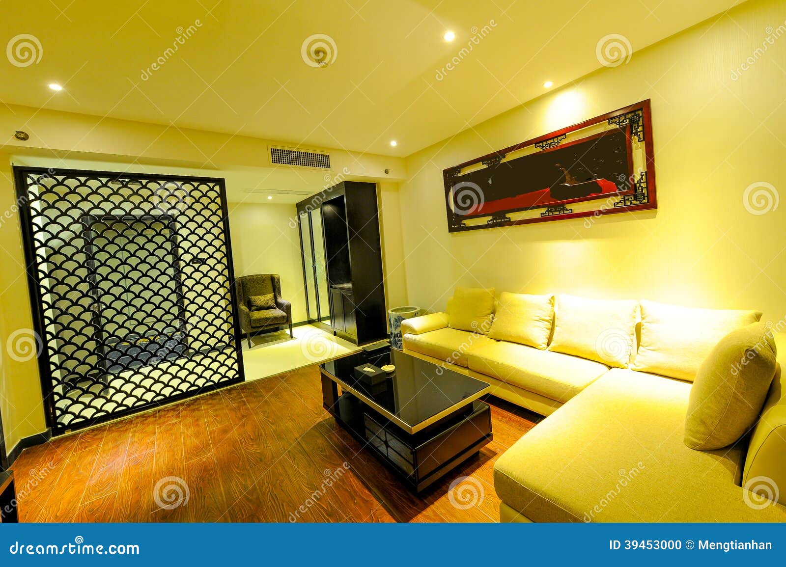 Luxurious Living Room in a Hotel Stock Photo - Image of china ...