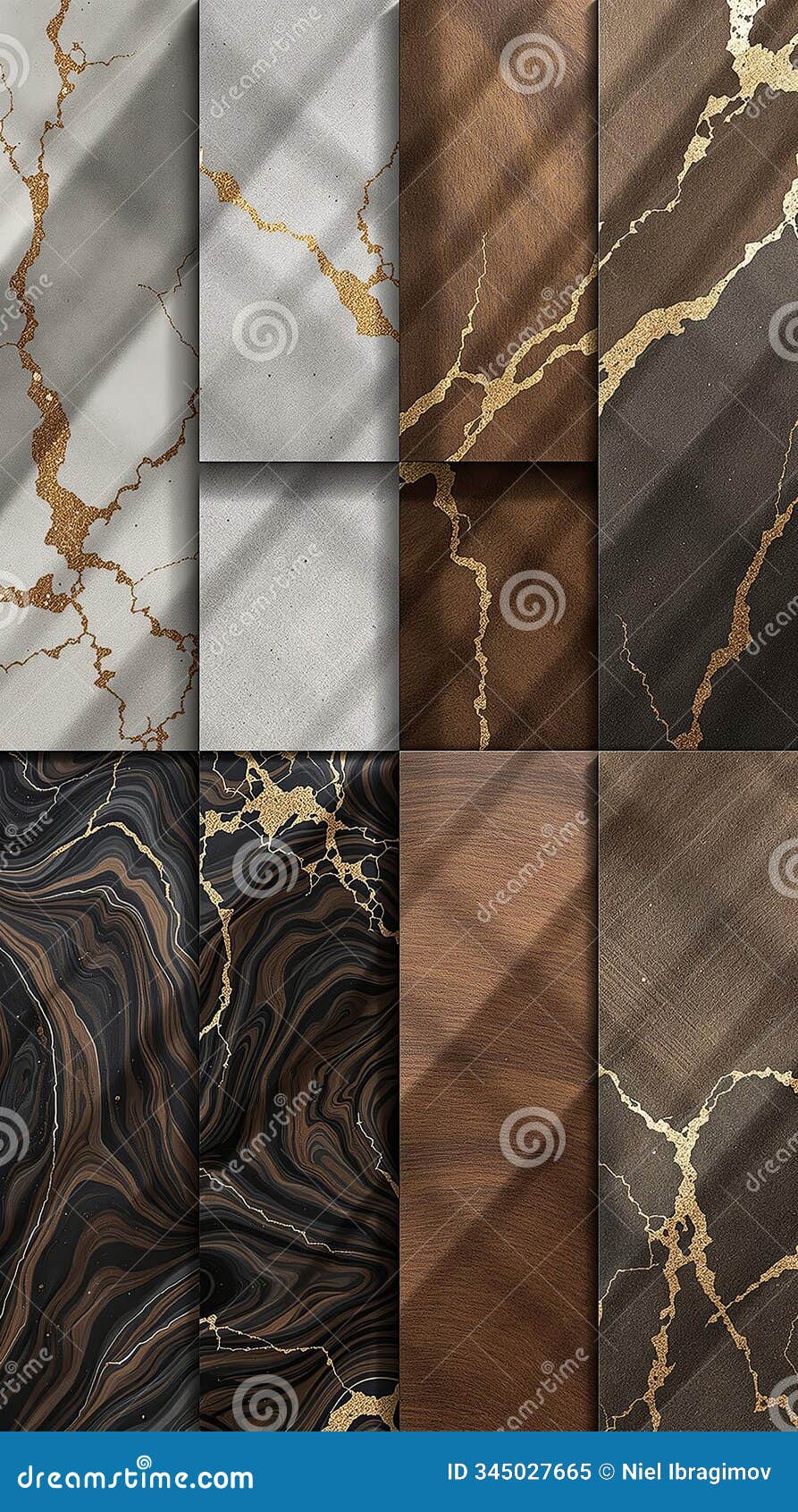Luxurious Marble and Wood Texture with Gold Veins Stock Image - Image of cracked, elegant: 345027665