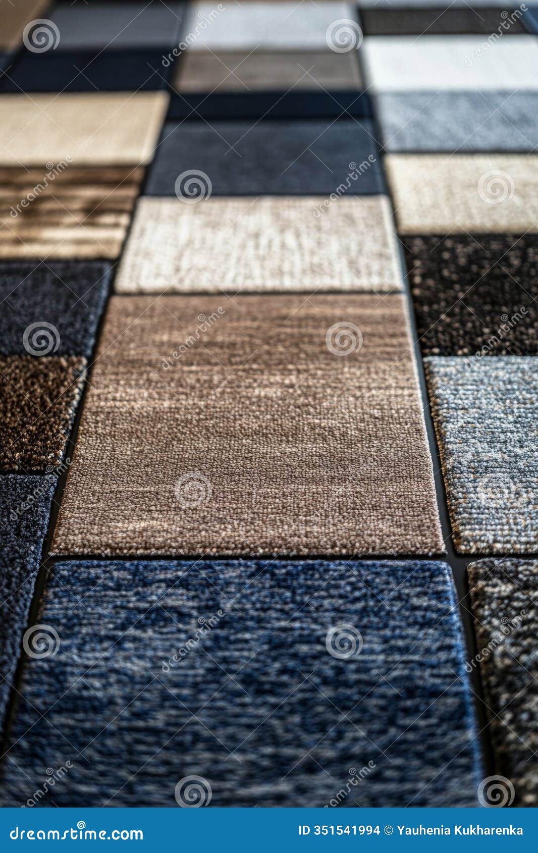 Luxurious Modular Carpet Tiles Showcase Stock Illustration ...