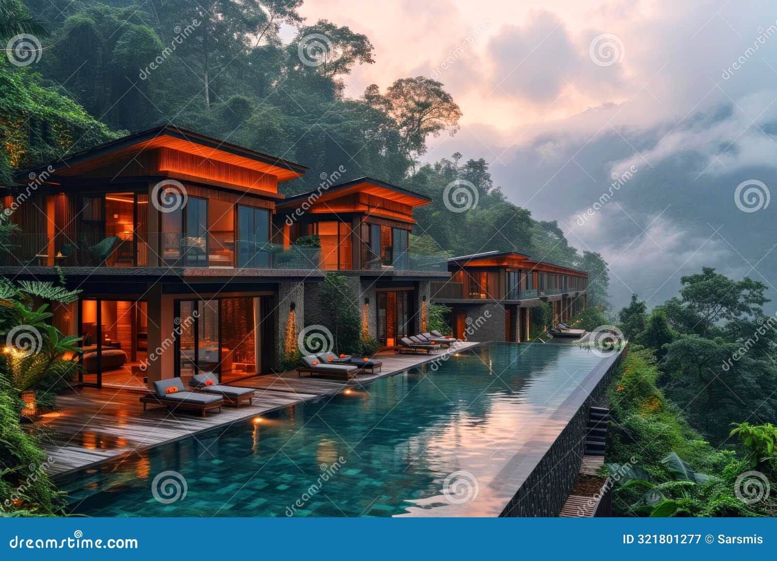 Luxurious Mountain Resort with Infinity Pool and Scenic Forest View at ...
