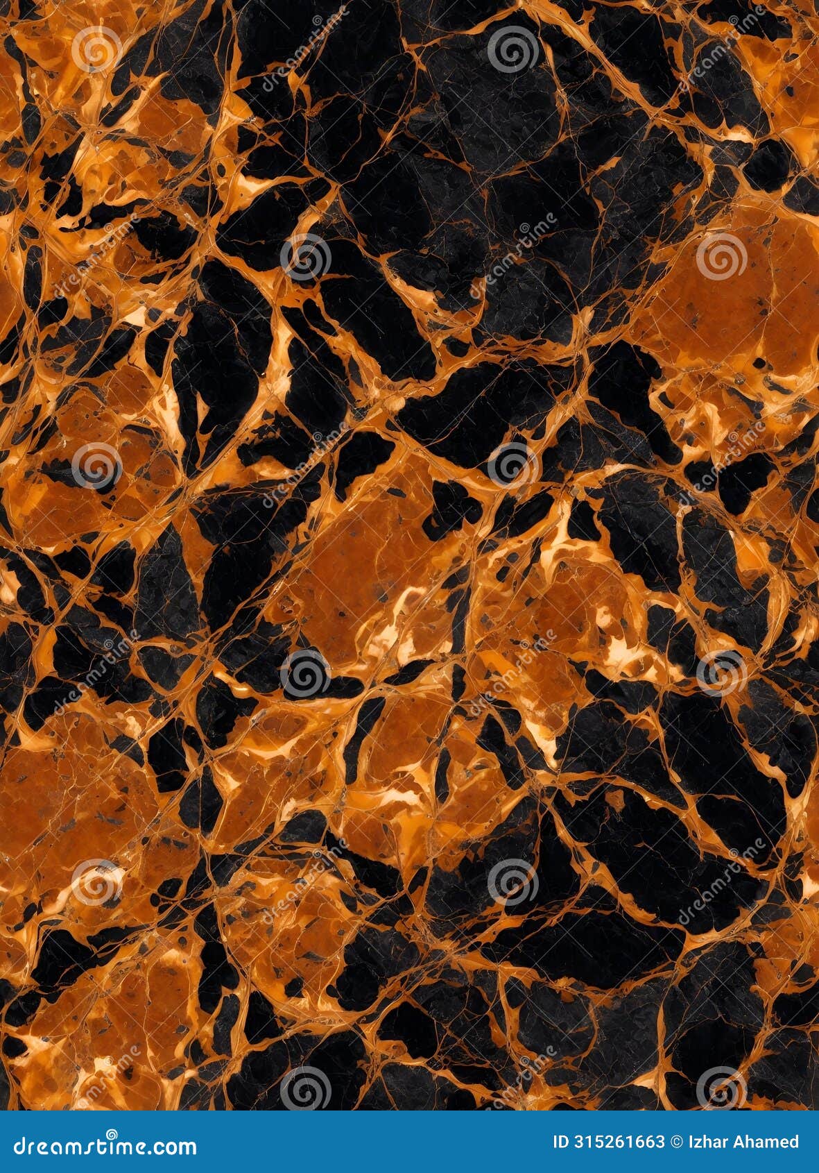 Luxurious Orange Veined Marble Seamless Pattern for Elegant Designs ...