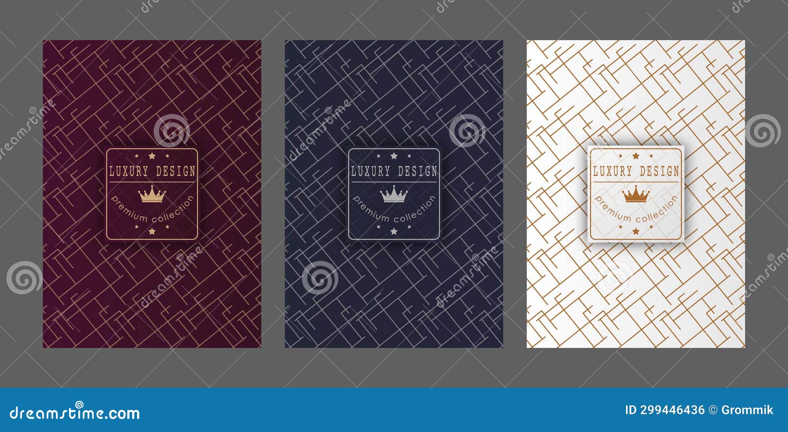 A Luxurious Pattern. a Set of Spectacular Patterns Stock Illustration ...