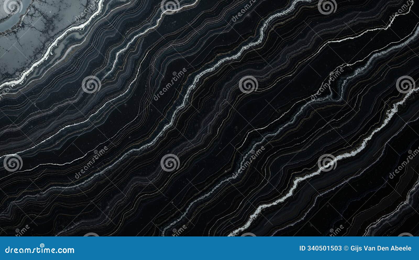 Luxurious Polished Onyx Stone Texture with Black and White Streaks ...