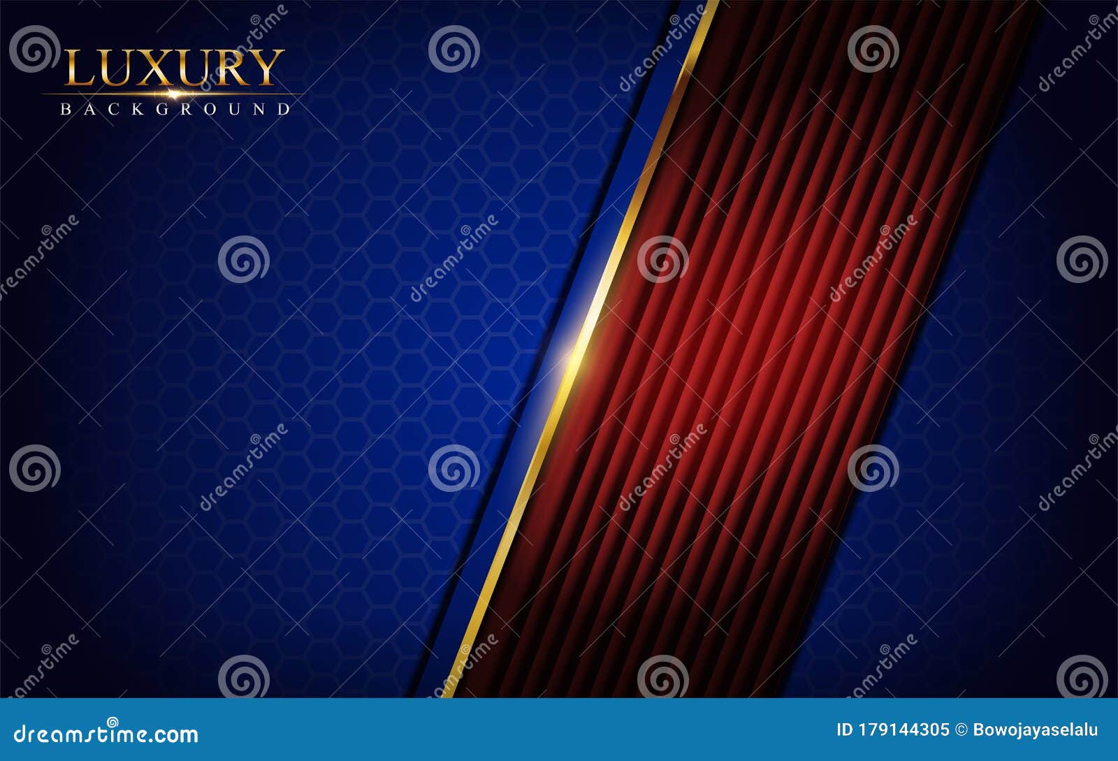 Luxurious Red and Blue with Stripe Overlap Layer Style Background Stock ...