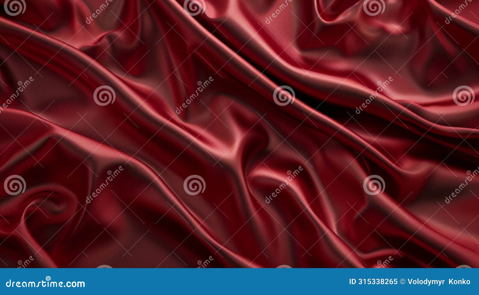 Luxurious Red Satin Fabric with Elegant Drapes Stock Image - Image of ...