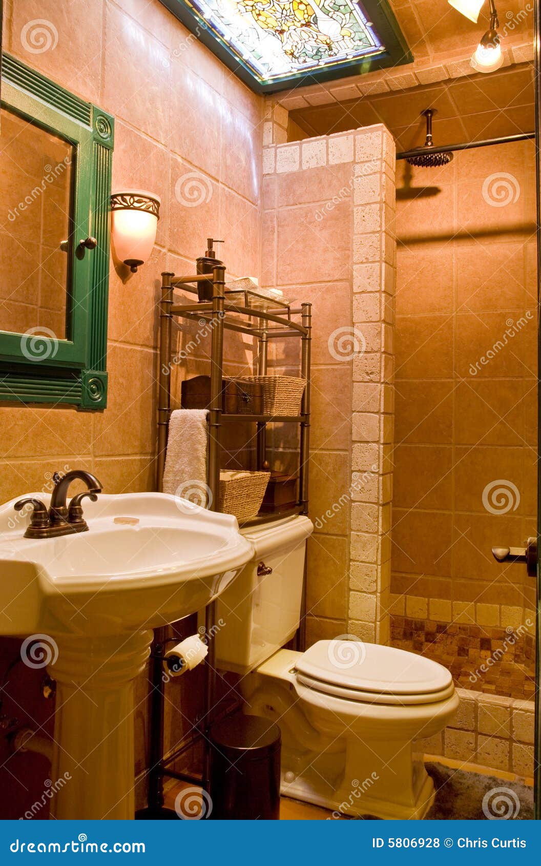 Luxurious Resort Bathroom stock photo. Image of interior - 5806928