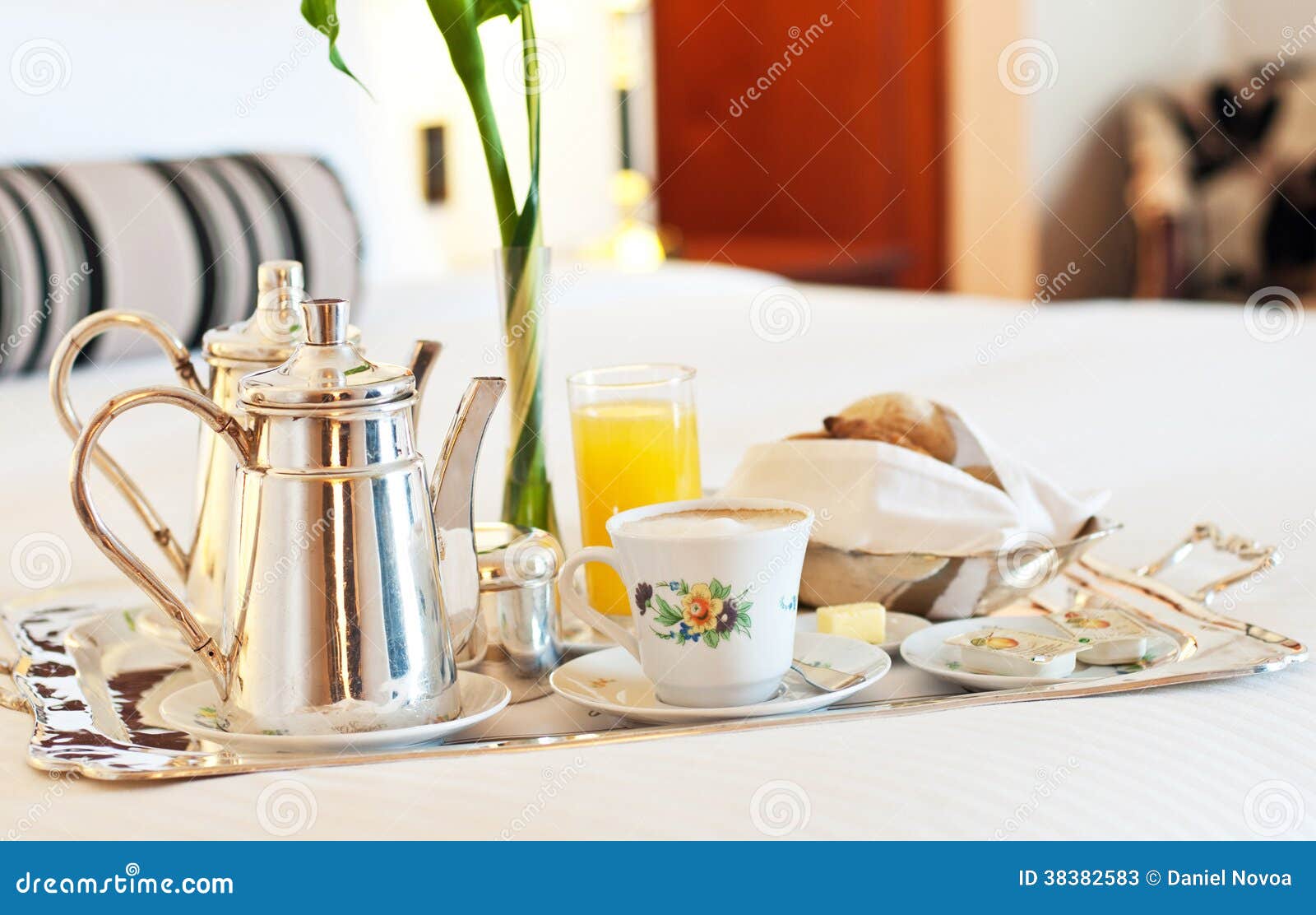 Luxurious room service stock image. Image of inside, continental - 38382583