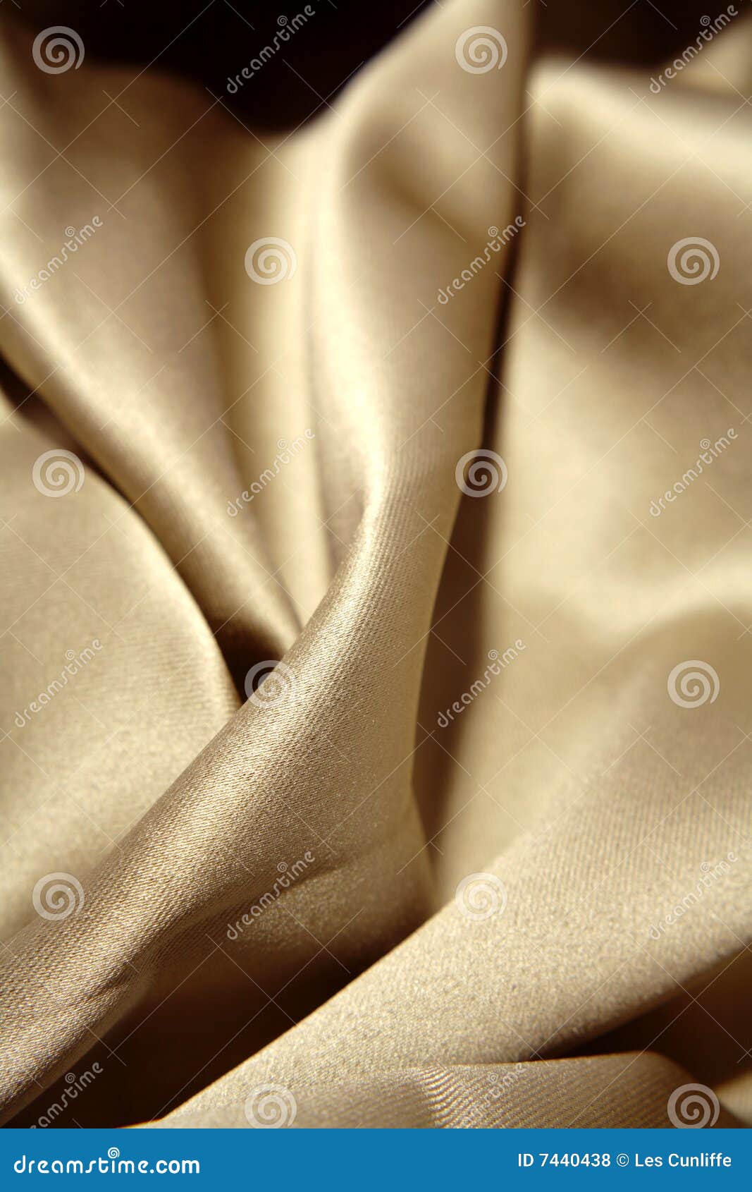 Luxurious soft gold fabric stock photo. Image of garment - 7440438
