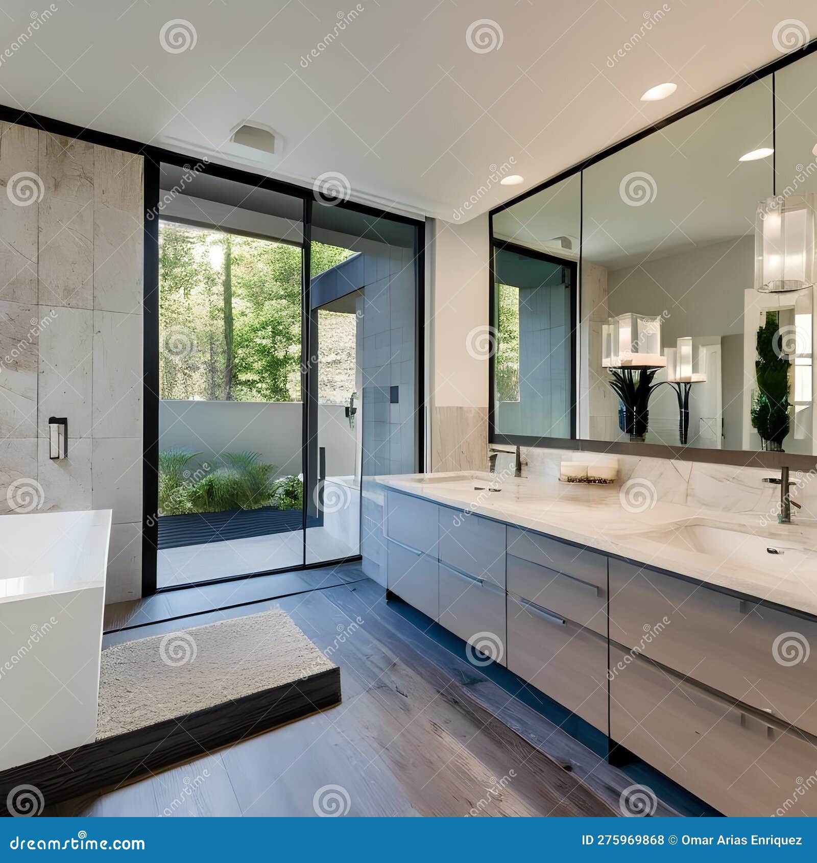 3 A Luxurious Spa Inspired Bathroom With A Large Soaking Tub A Glass