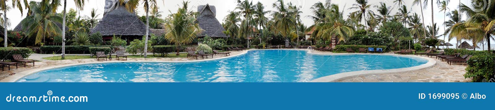 Luxurious Swimming Pool Royalty-Free Stock Photography | CartoonDealer ...