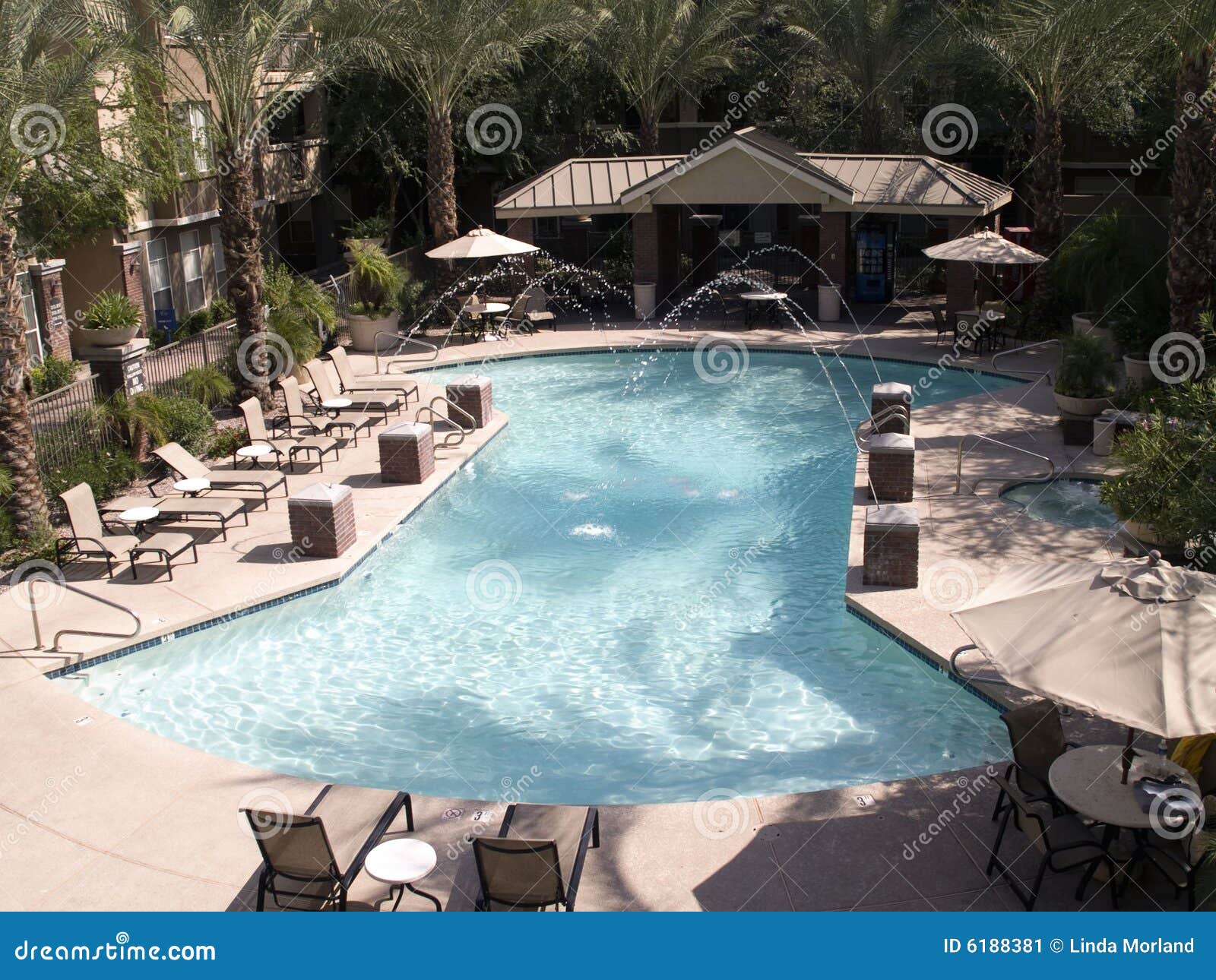 Luxurious Swimming Pool Royalty-Free Stock Photography | CartoonDealer ...