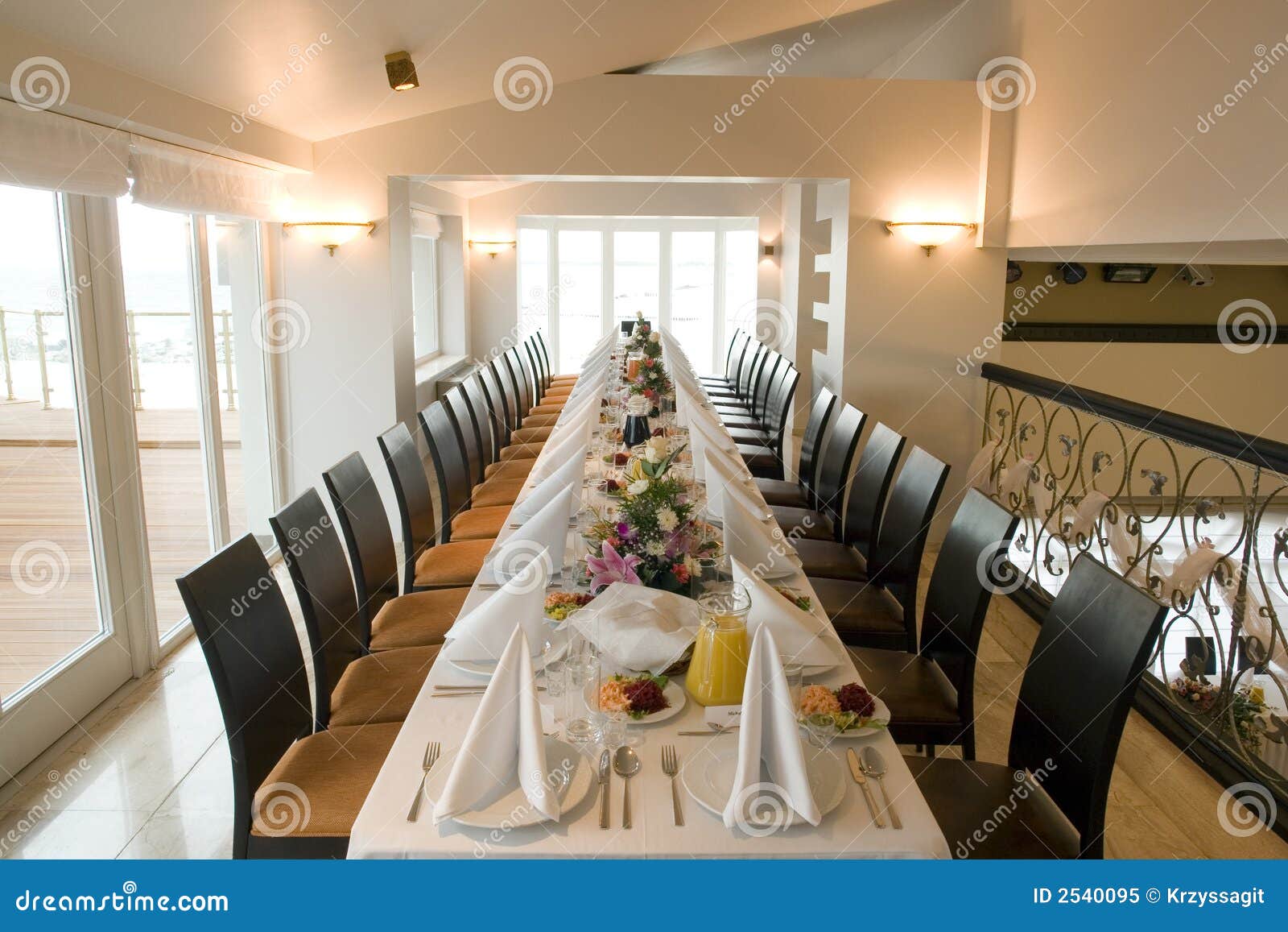Luxurious tablesetting stock image. Image of lunch, luxury - 2540095