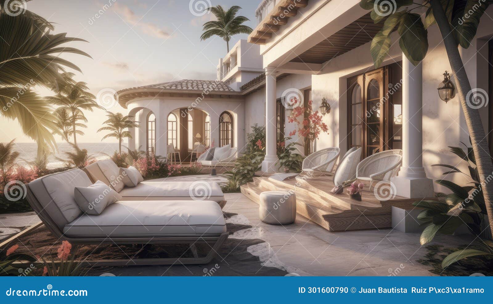 Luxurious Twilight Retreat: Serene Poolside Ambiance in a Modern Villa ... Luxurious Twilight Retreat: Serene Poolside Ambiance in a Modern Villa ...